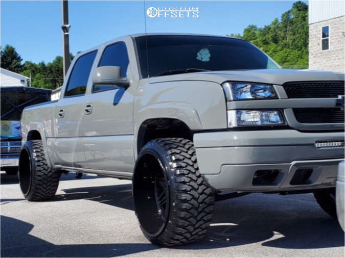 2004 Chevrolet Silverado 1500 Wheel Offset Super Aggressive 3"-5 ...