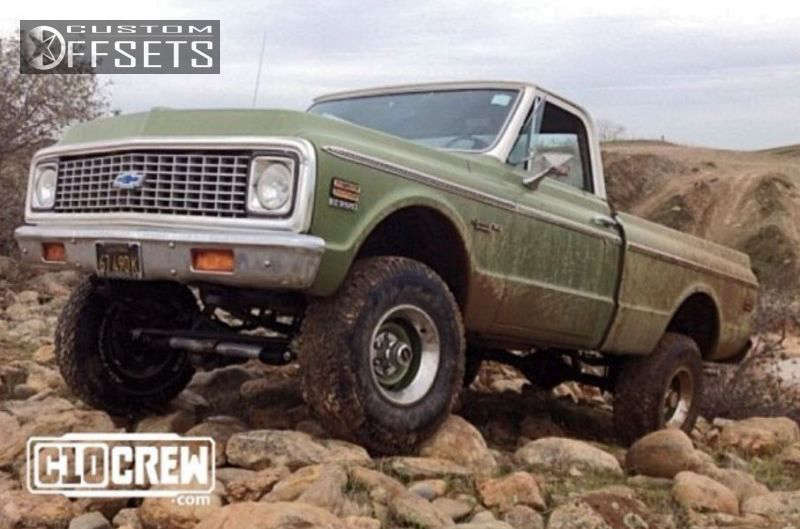1972 Chevrolet K10 with 15x10.5 10.5 GM Rally and 33/10.5R15 BFGoodrich ...