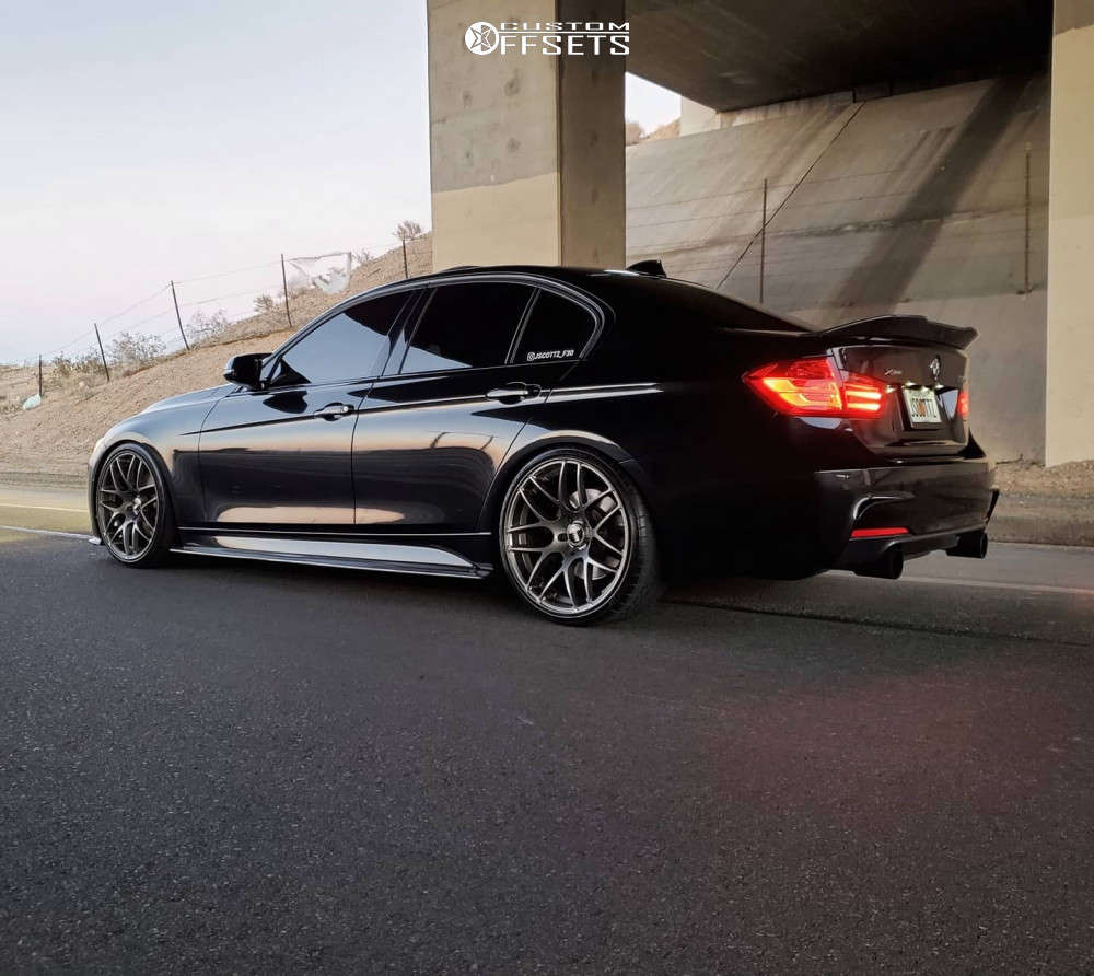 2013 BMW 335i XDrive with 20x9 35 VMR V710 and 235/35R20 Lexani Lx ...