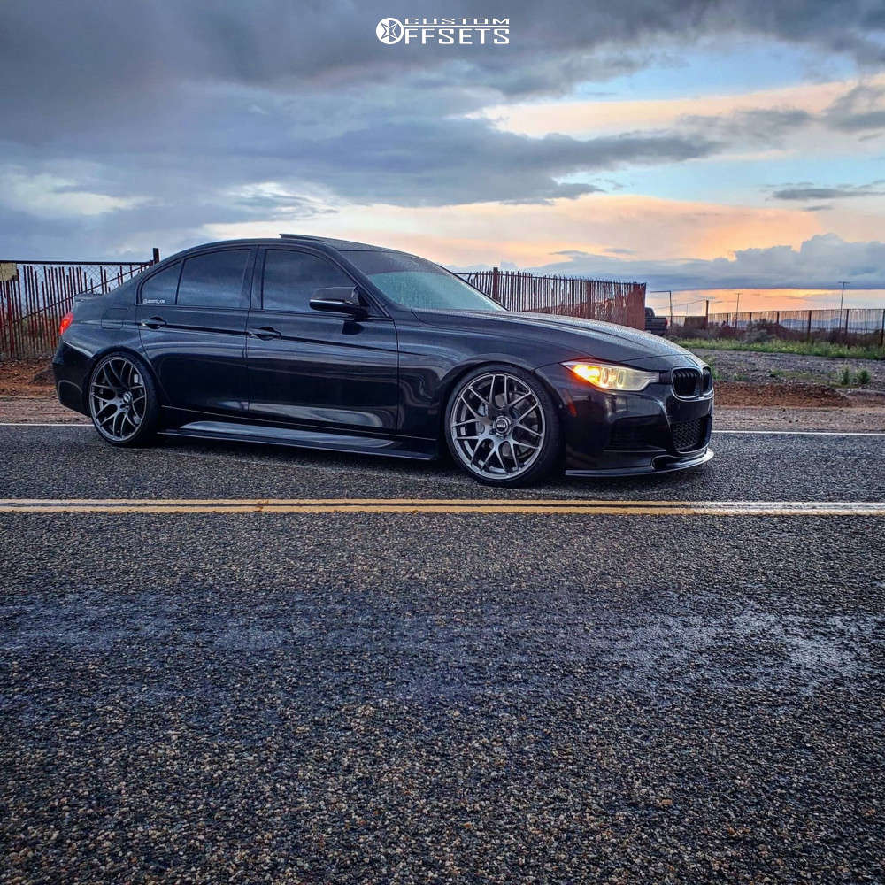 2013 BMW 335i XDrive with 20x9 35 VMR V710 and 235/35R20 Lexani Lx ...