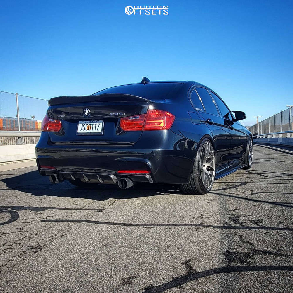 2013 BMW 335i XDrive with 20x9 35 VMR V710 and 235/35R20 Lexani Lx ...