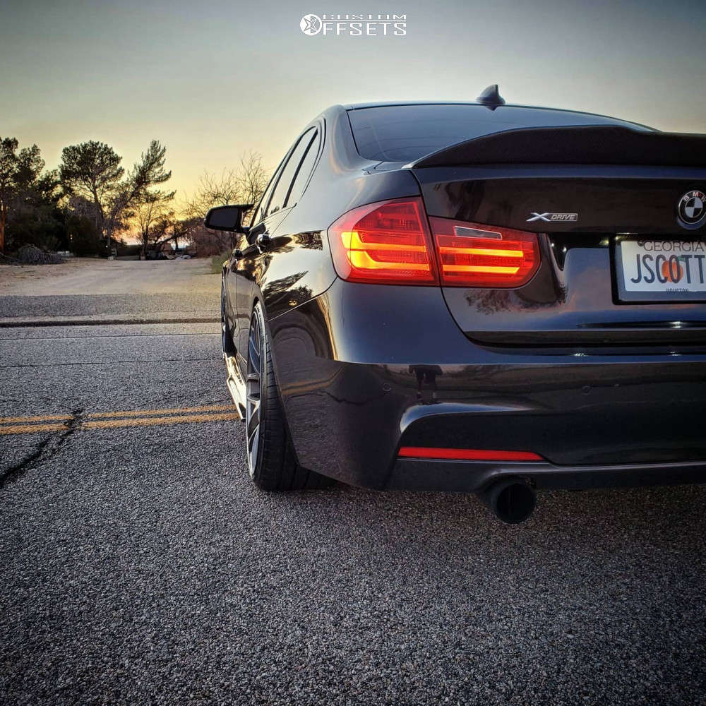 2013 BMW 335i XDrive with 20x9 35 VMR V710 and 235/35R20 Lexani Lx ...