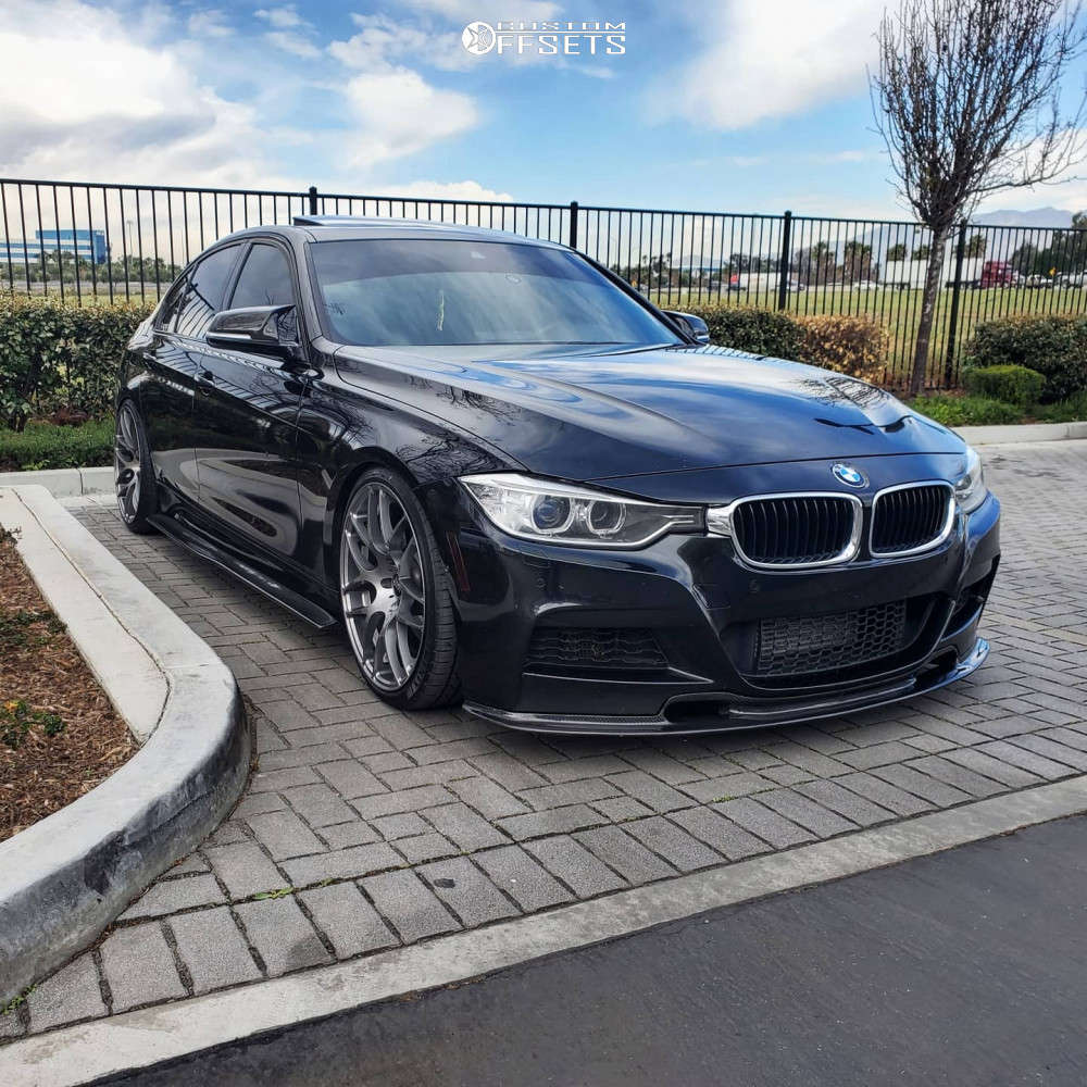 2013 BMW 335i XDrive with 20x9 35 VMR V710 and 235/35R20 Lexani Lx ...