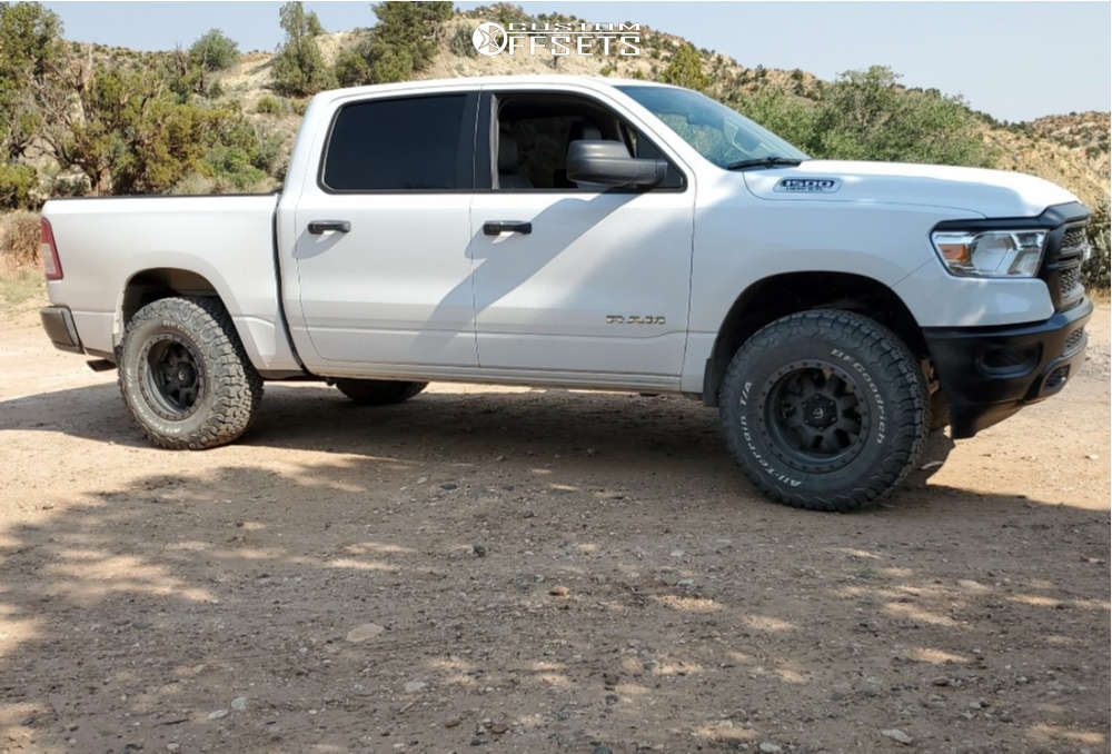 2020 Ram 1500 with 18x10 -12 Fuel Trophy and 35/12.5R18 BFGoodrich All ...