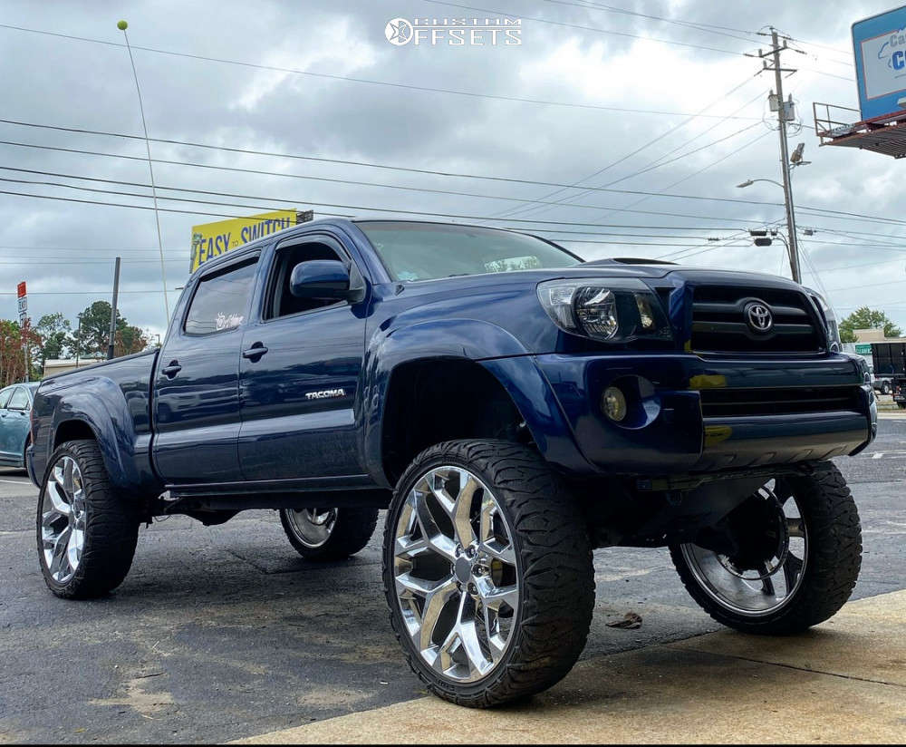 2005 Toyota Tacoma with 26x10 31 Replica Honeycomb Snowflake and 35/13 ...