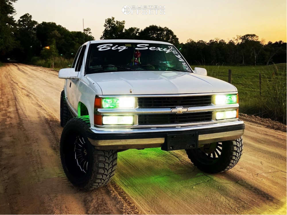 1998 Chevrolet C1500 with 22x12 -51 ARKON OFF-ROAD Alexander and 35/12 ...