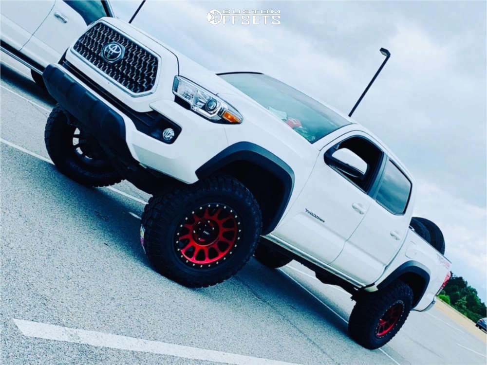2019 Toyota Tacoma with 18x9 -12 Method Mr305 and 275/70R18 Goodyear ...