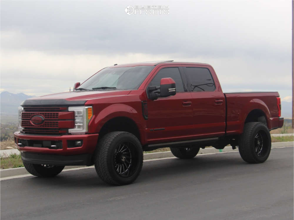 2017 Ford F-350 Super Duty with 22x12 -51 ARKON OFF-ROAD Caesar and 325 ...