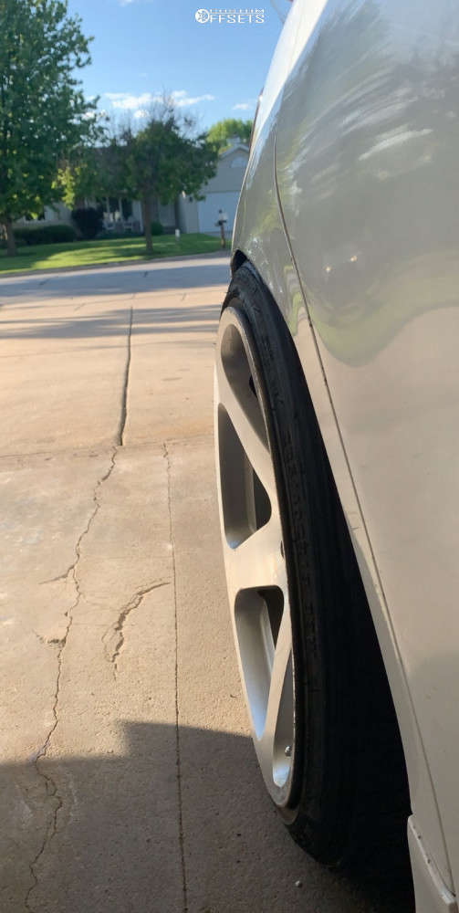 2008 Toyota Camry with 18x9.5 22 Varrstoen Mk1 and 225/40R18 Nankang NS ...