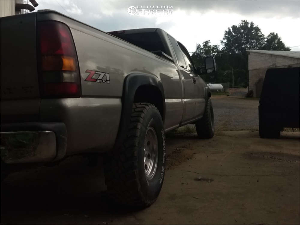 2002 Chevrolet Silverado 1500 with 16x8 American Racing Baja and 35/12 ...