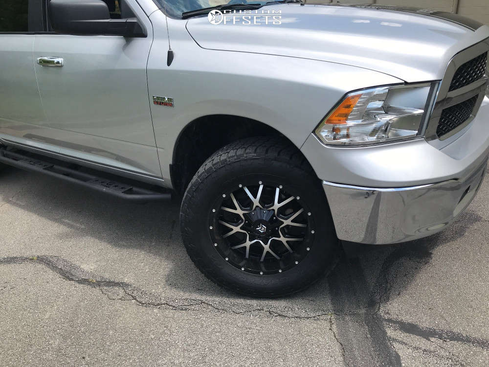 2017 Ram 1500 with 20x9 12 Dropstars 645mb and 35/12.5R20 Nitto Terra ...
