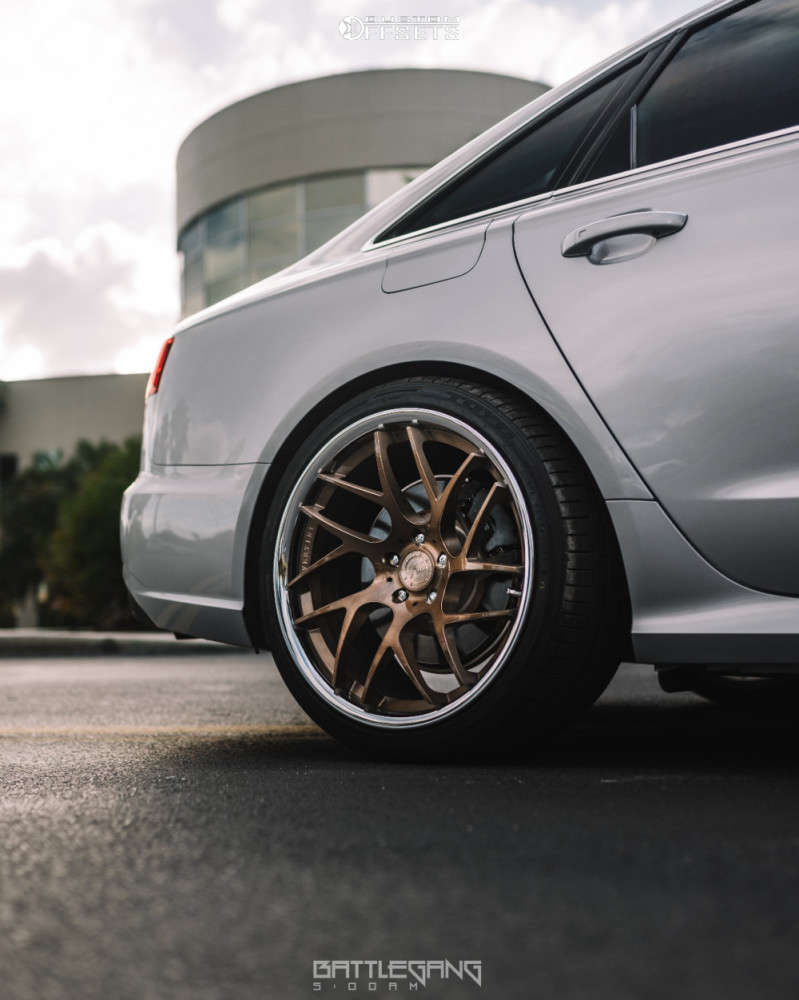 2016 Audi A6 Quattro with 20x9 35 Vertini Rf1.4 and 245/35R20 Toyo ...
