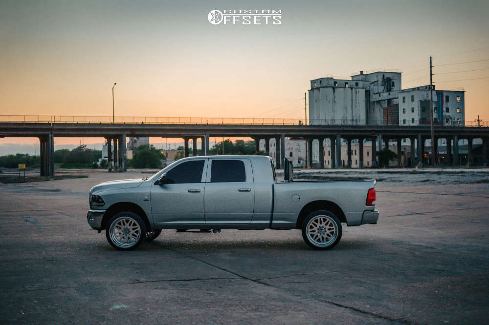 2010 Dodge Ram 2500 with 24x14 -73 American Force Trax Ss and 305/35R24 ...
