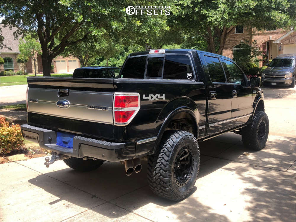 2009 Ford F-150 with 20x10 -18 Fuel Covert and 37/13.5R20 Nitto Trail ...
