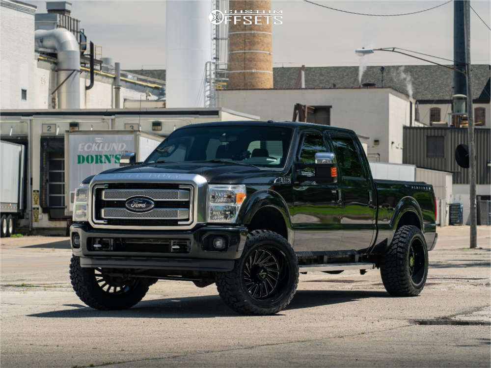 2013 Ford F-250 Super Duty with 22x12 -51 ARKON OFF-ROAD Caesar and 35/ ...