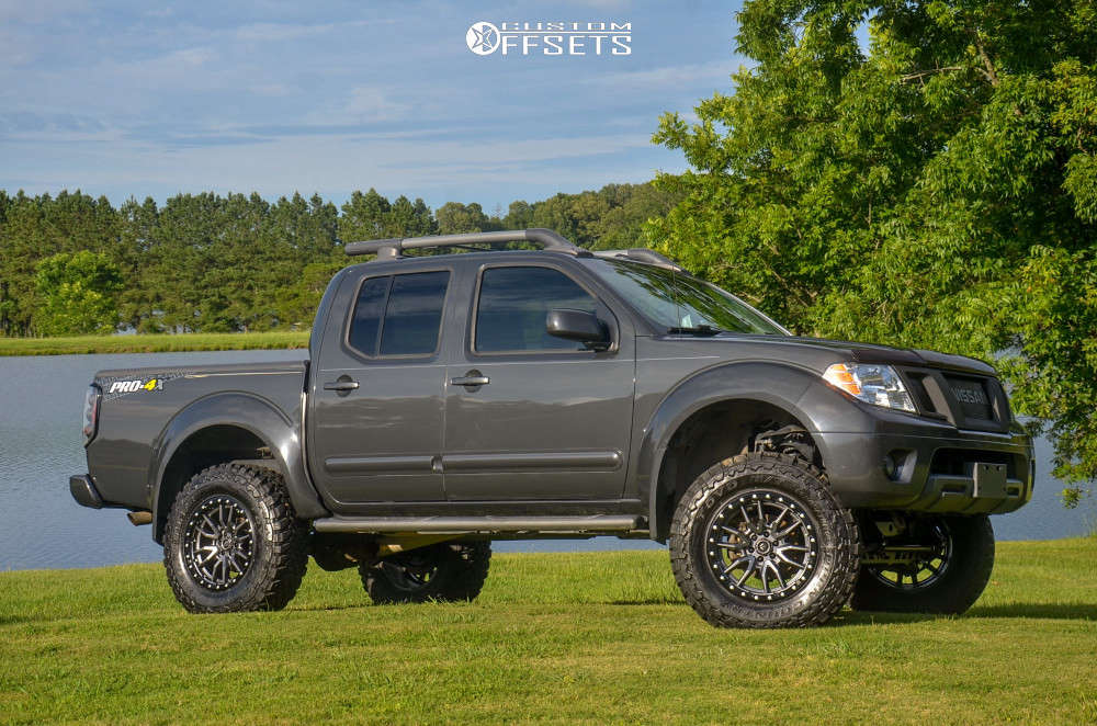 2013 Nissan Frontier with 18x9 20 Fuel Rebel and 33/12.5R18 Toyo Tires ...