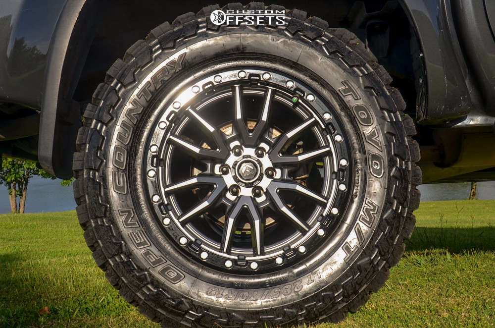 2013 Nissan Frontier with 18x9 20 Fuel Rebel and 33/12.5R18 Toyo Tires ...