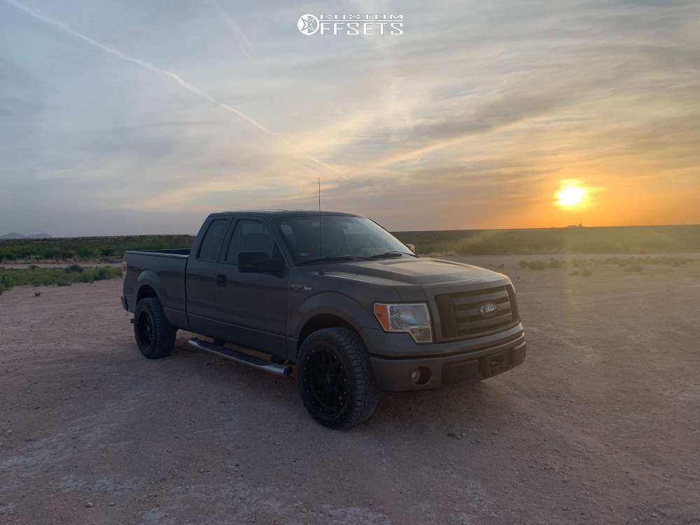2009 Ford F-150 with 20x9 -12 Pro Comp Series 41 and 275/55R20 Goodyear ...