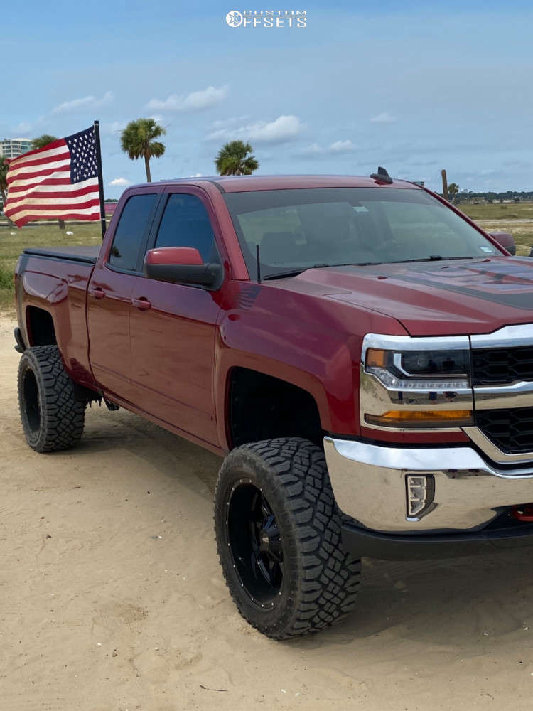 2018 Chevrolet Silverado 1500 with 20x10 -24 Moto Metal Mo970 and 305 ...