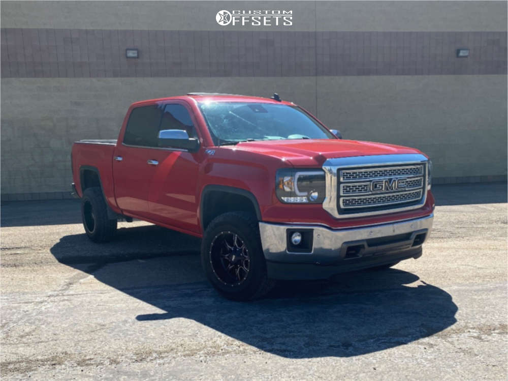 2015 GMC Sierra 1500 with 18x10 -24 Moto Metal Mo970 and 32/10.5R18 ...