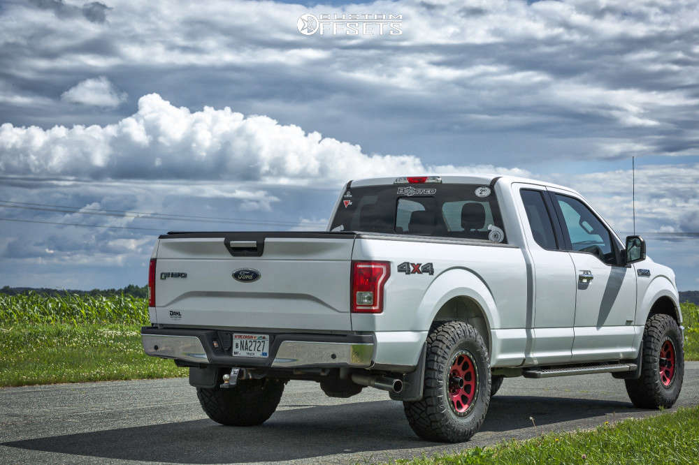 2015 Ford F-150 with 17x8 38 Method Mr305 and 305/70R17 Nitto Ridge ...