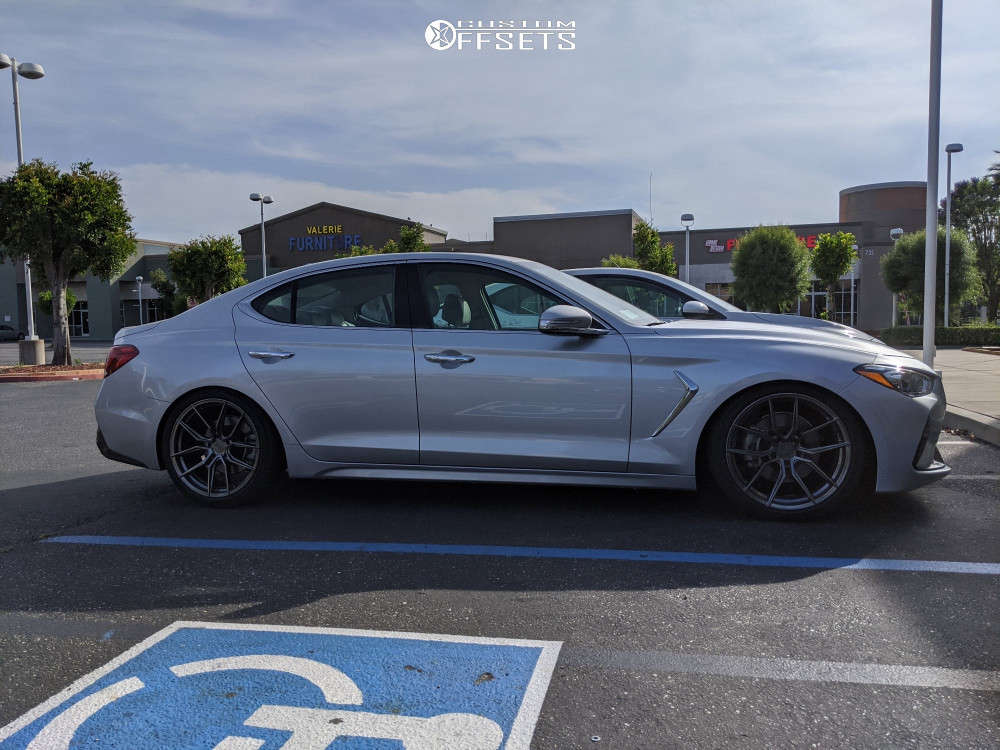 2019 Genesis G70 with 19x8.5 22 XXR 559 and 225/40R19 Lionhart Lh-five ...