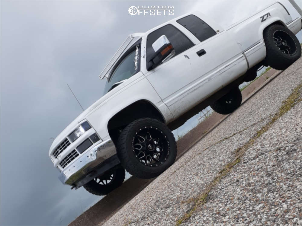 1997 Chevrolet K1500 with 20x12 -44 XF Offroad Xf-202 and 33/12.5R20 ...