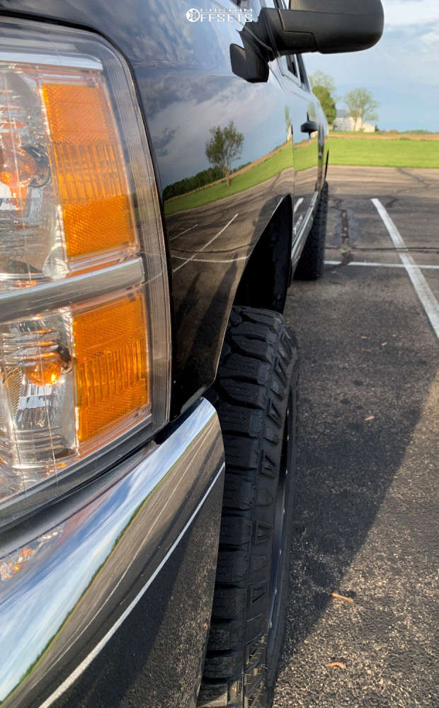 2013 Chevrolet Silverado 1500 with 18x9 -12 Dropstars 645b and 275 ...