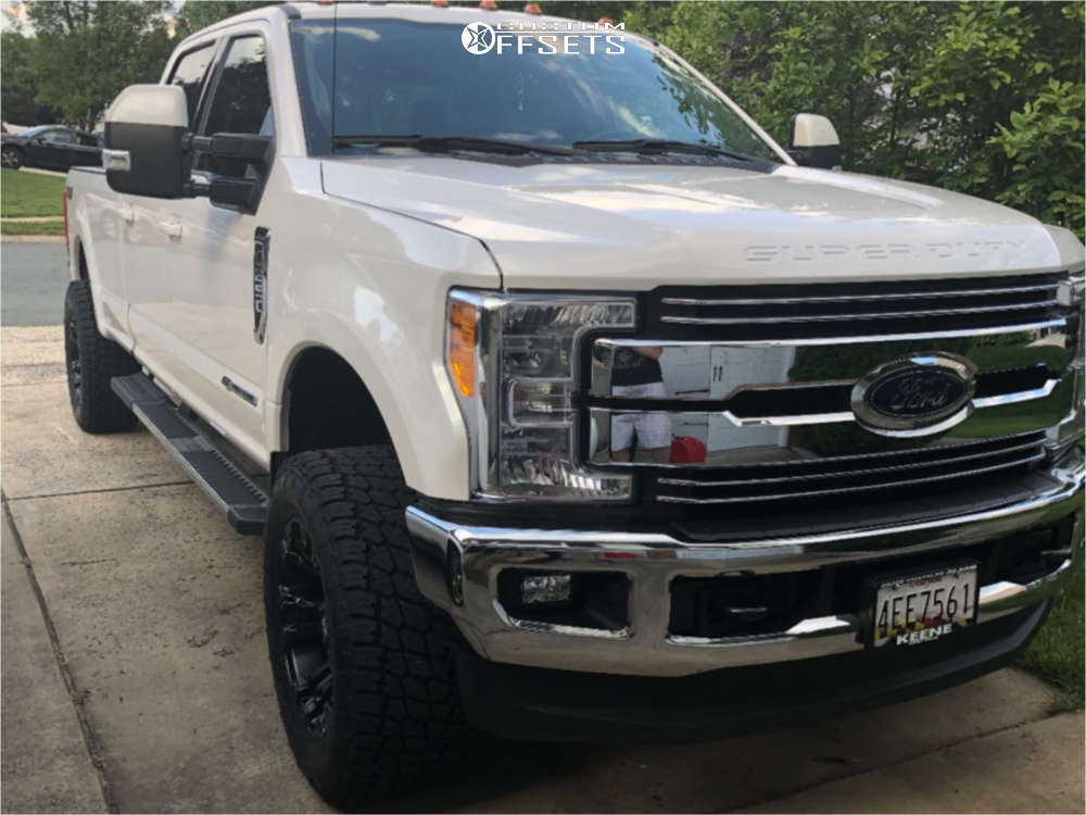 2017 Ford F-250 with 20x12 -44 Fuel Vapor and 35/12.5R20 Nitto Terra ...