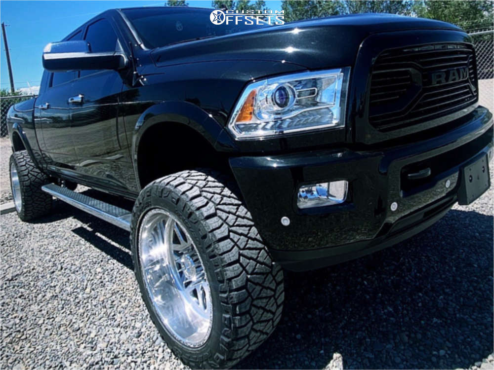 2018 Ram 2500 with 24x12 -40 American Force Trax Ss and 35/12.5R24 ...