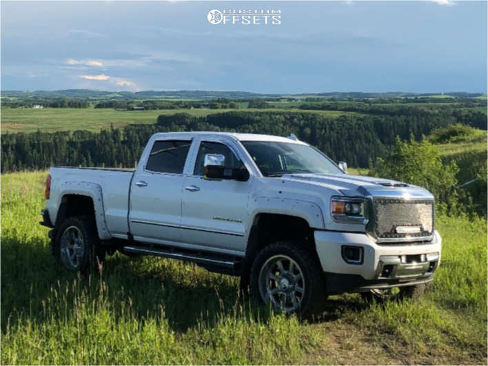 2018 GMC Sierra 2500 HD with 22x10 -25 Hostile Exile and 35/12.5R22 ...