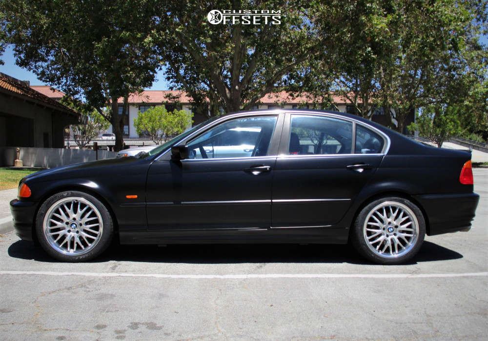 1999 BMW 328i with 18x8 45 Voxx Masi and 235/40R18 Nankang NS-25 and ...