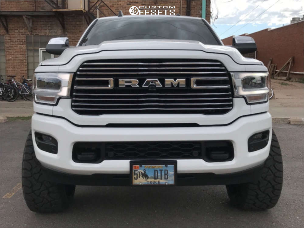 2019 Ram 2500 with 24x14 -76 Axe Offroad Ax6.2 and 36/13.5R24 Delinte ...