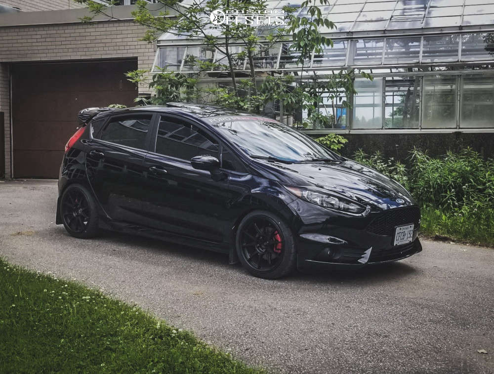 2017 Ford Fiesta with 17x8 40 Rota Titan and 205/40R17 Firestone ...