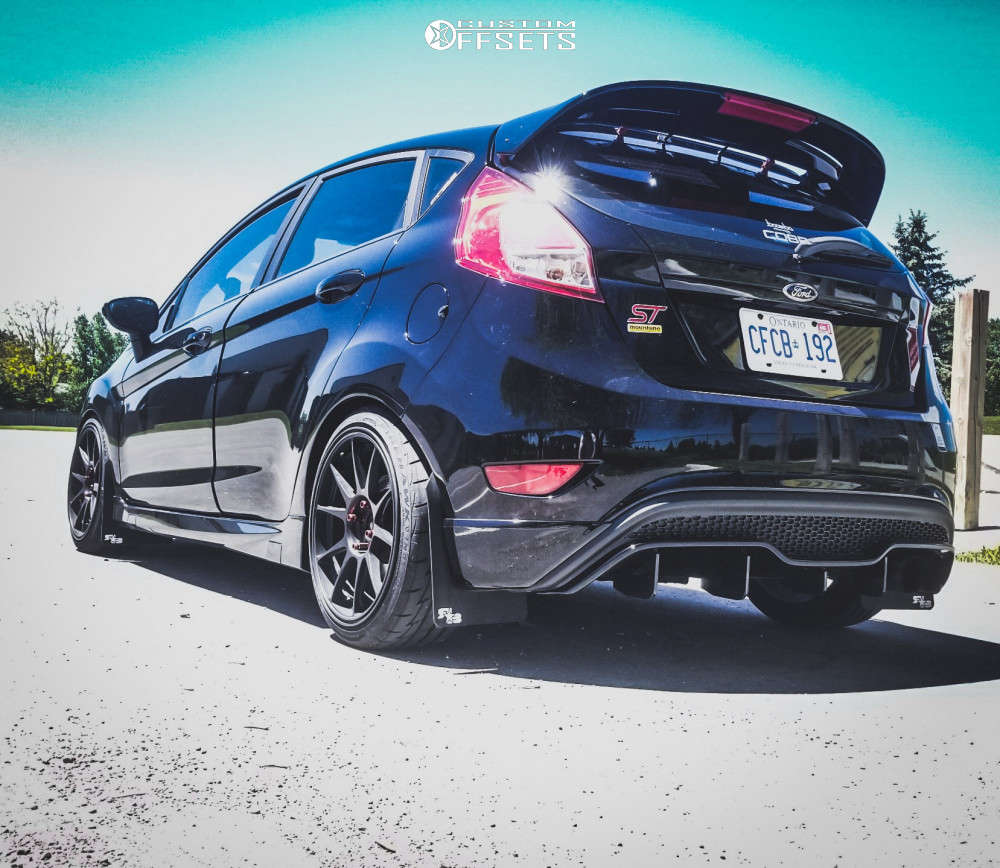 2017 Ford Fiesta with 17x8 40 Rota Titan and 205/40R17 Firestone ...