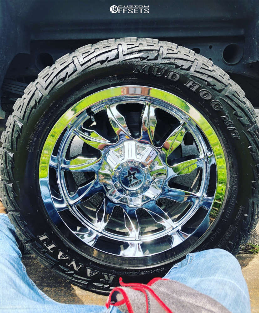 2011 Chevrolet Silverado 2500 HD with 20x10 -25 RBP Silencer and 33/12 ...