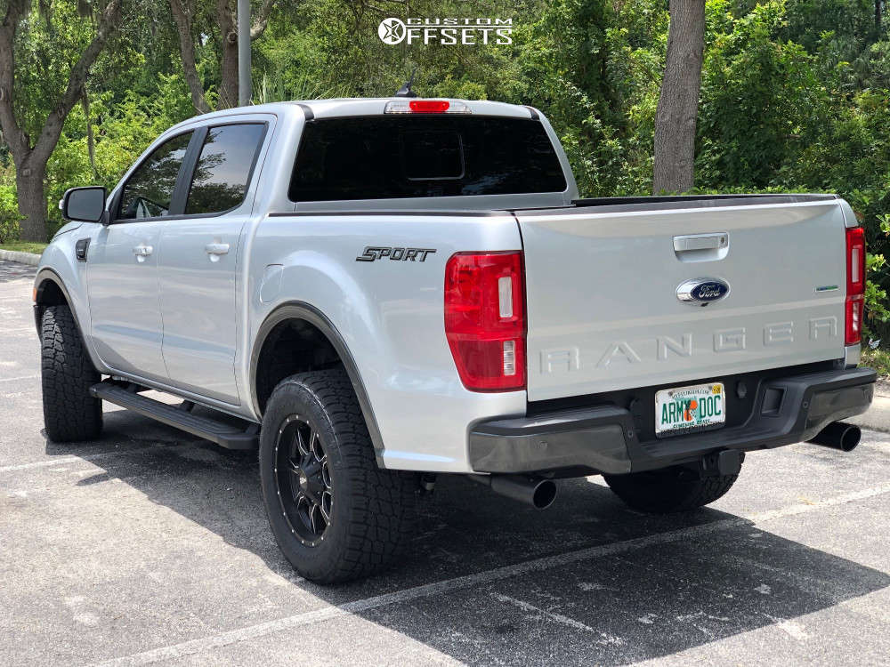 2019 Ford Ranger with 18x9 18 Moto Metal Mo970 and 285/60R18 Nitto ...