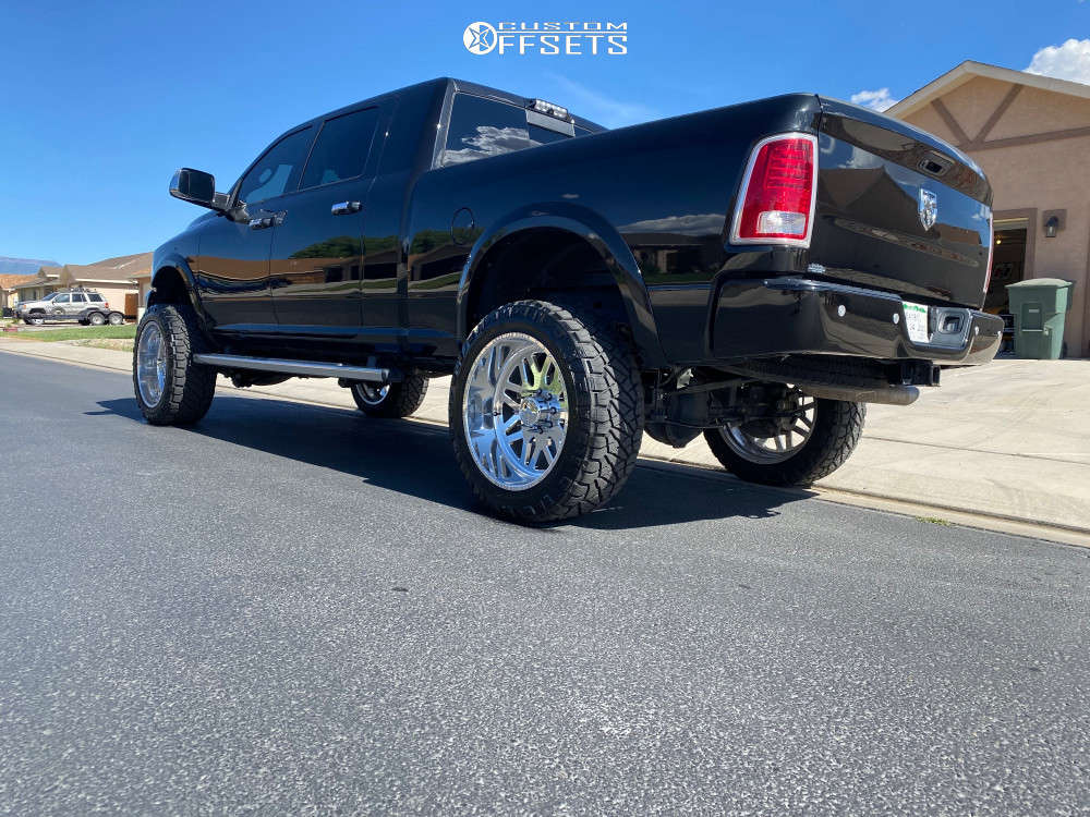 2018 Ram 2500 with 24x12 -40 American Force Trax Ss and 315/50R24 Nitto ...