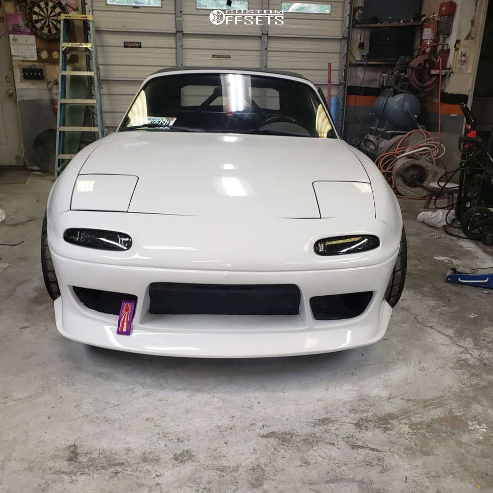 1997 Mazda MX-5 Miata with 15x8 0 MST Time Attack and 205/50R15 Kumho ...