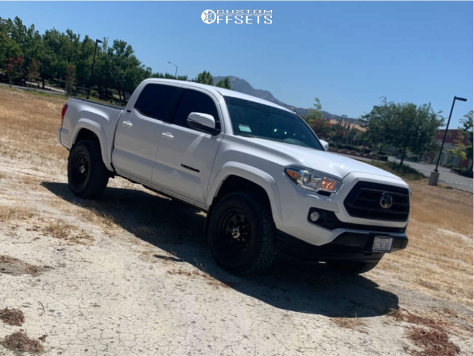 2020 Toyota Tacoma with 17x9 -12 Vision D Window and 265/70R17 Nitto ...
