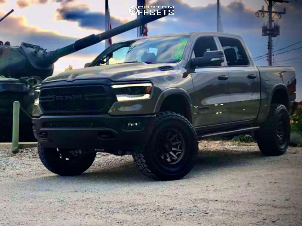 2020 Ram 1500 with 20x10 -12 Fuel Covert and 37/12.5R20 Mickey Thompson ...