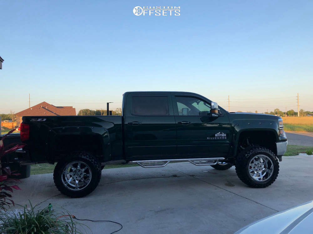 2015 Chevrolet Silverado 1500 with 20x12 -44 RBP Saharan and 35/13.5R20 ...