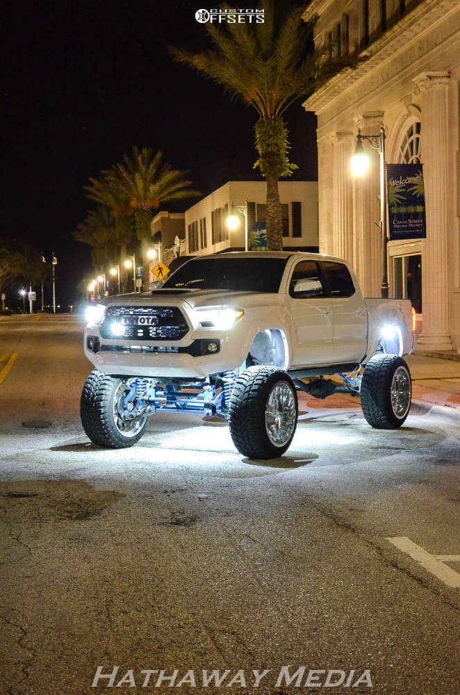 2016 Toyota Tacoma with 24x14 -76 RBP Forged Glock and 37/13.5R24 Road ...