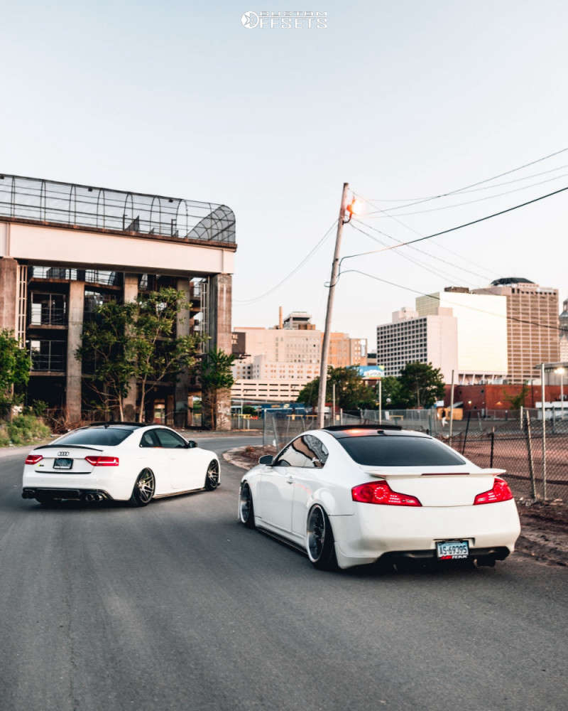 2005 INFINITI G35 with 19x10.5 12 ESR CS15 and 245/35R19 Achilles Atr ...