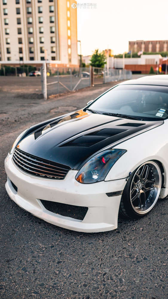 2005 INFINITI G35 with 19x10.5 12 ESR CS15 and 245/35R19 Achilles Atr ...