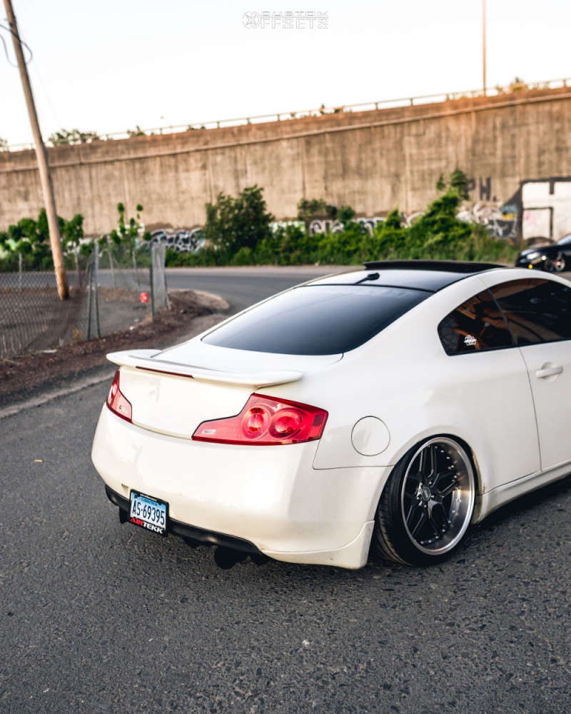 2005 INFINITI G35 with 19x10.5 12 ESR CS15 and 245/35R19 Achilles Atr ...