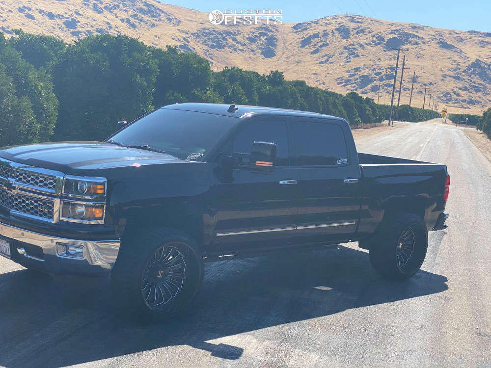 2014 Chevrolet Silverado 1500 with 24x14 -81 ARKON OFF-ROAD Alexander ...