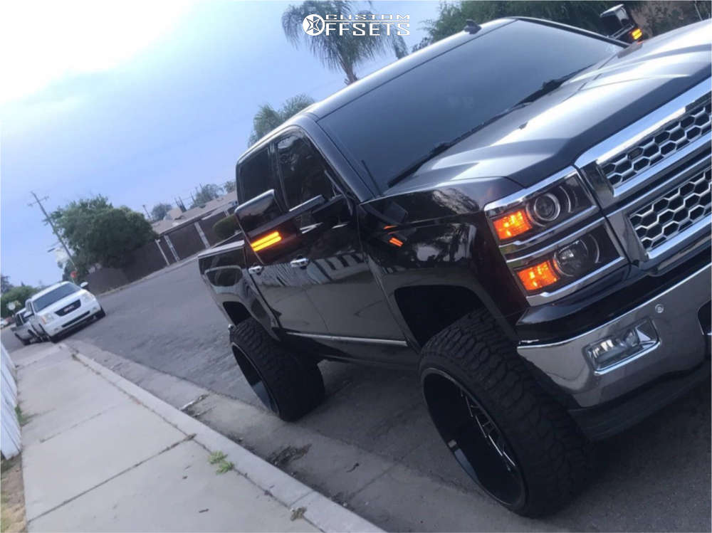 2014 Chevrolet Silverado 1500 with 24x14 -81 ARKON OFF-ROAD Alexander ...