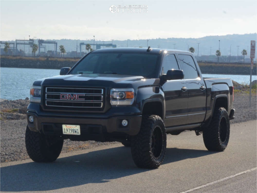 2015 GMC Sierra 1500 with 20x10 -24 Method Mr606 and 35/12.5R20 Toyo ...