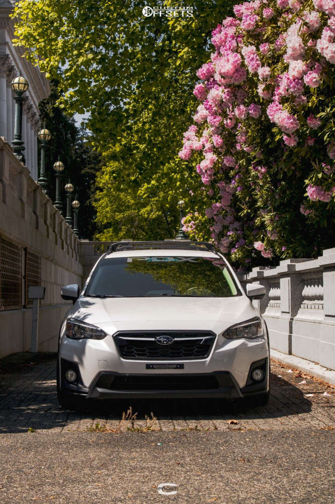 2019 Subaru Crosstrek with 18x8.5 35 TSW Sebring and 225/45R18 ...